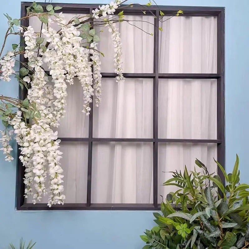 Ghirlanda de flori curgatoare Glicina, 106 cm Alba - eMAG.ro