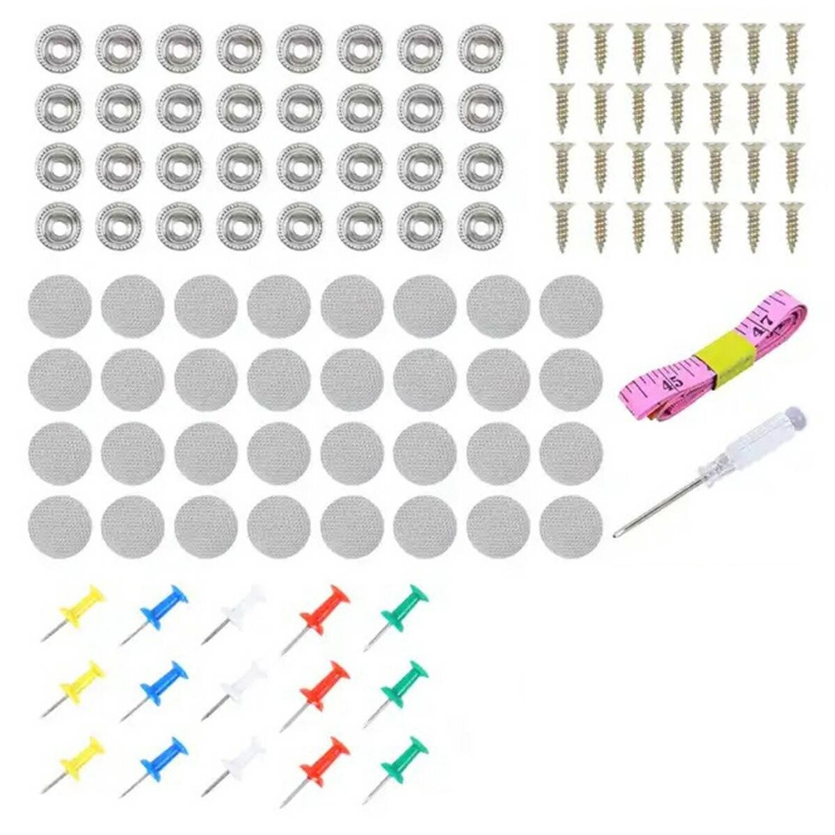 Kit pentru reparatia plafonului auto, Zola, 60 de nituri de reparatie ...