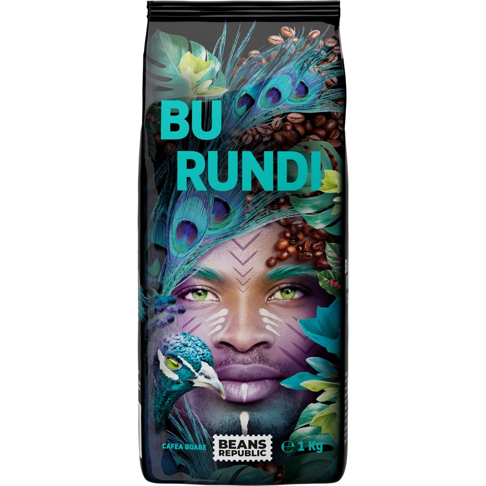 Cafea Boabe, BURUNDI 100% Arabica, BEANS REPUBLIC, 1kg - eMAG.ro