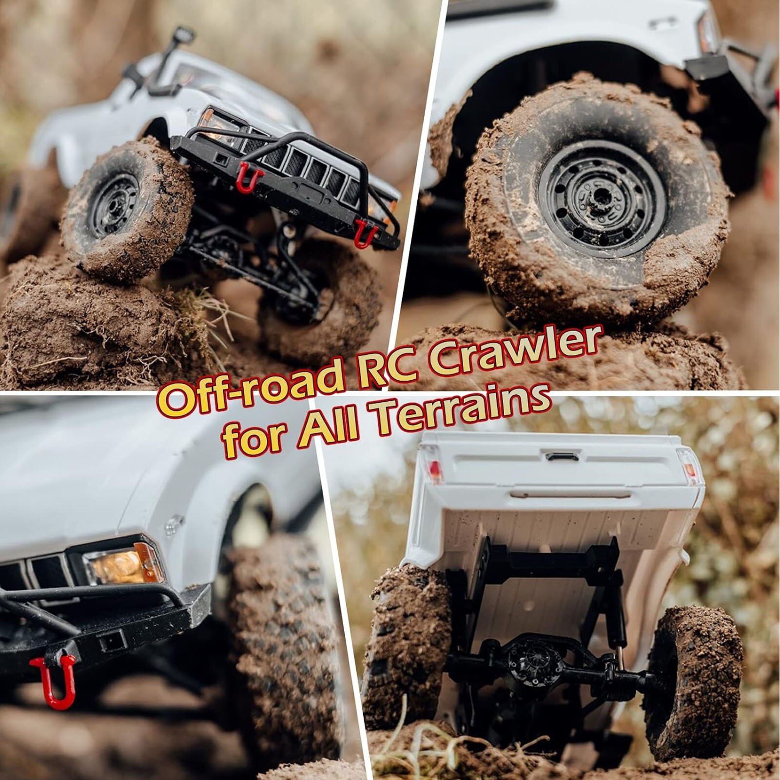 Masina off-road cu telecomanda, Hggzeg, Jucarii asamblate, Cu lumini ...