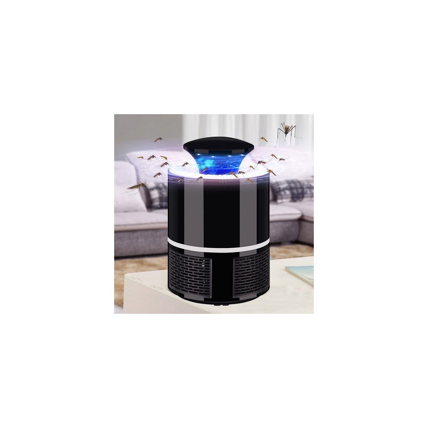Aparat Anti insecte cu lumina UV si ventilator, 25 mp, Capcana pentru ...
