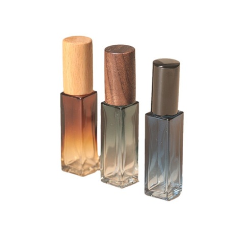 Set 3 sticle pentru parfum, Recipient cosmetice, sticla, maro, verde ...