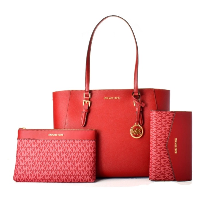 Geanta dama de piele 3 in 1 Michael Kors Charlotte, 34 X 27 X 11 CM ...