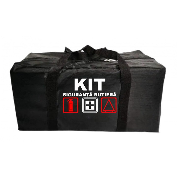 Kit Trusa siguranta rutiera auto omologat R.A.R, Stingator cu manometru ...