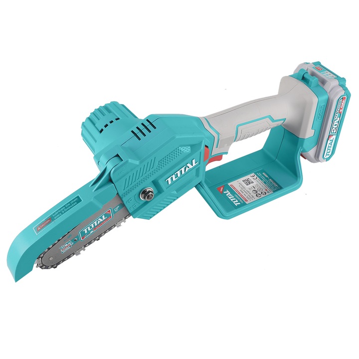 Mini fierastrau electric / mini drujba cu lant pe acumulator Total ...