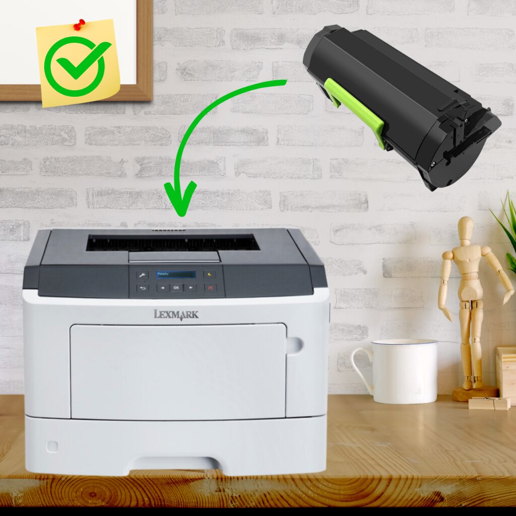 LEXMARK 50F2X00 502X черна касета за принтер, 10000 страници ...