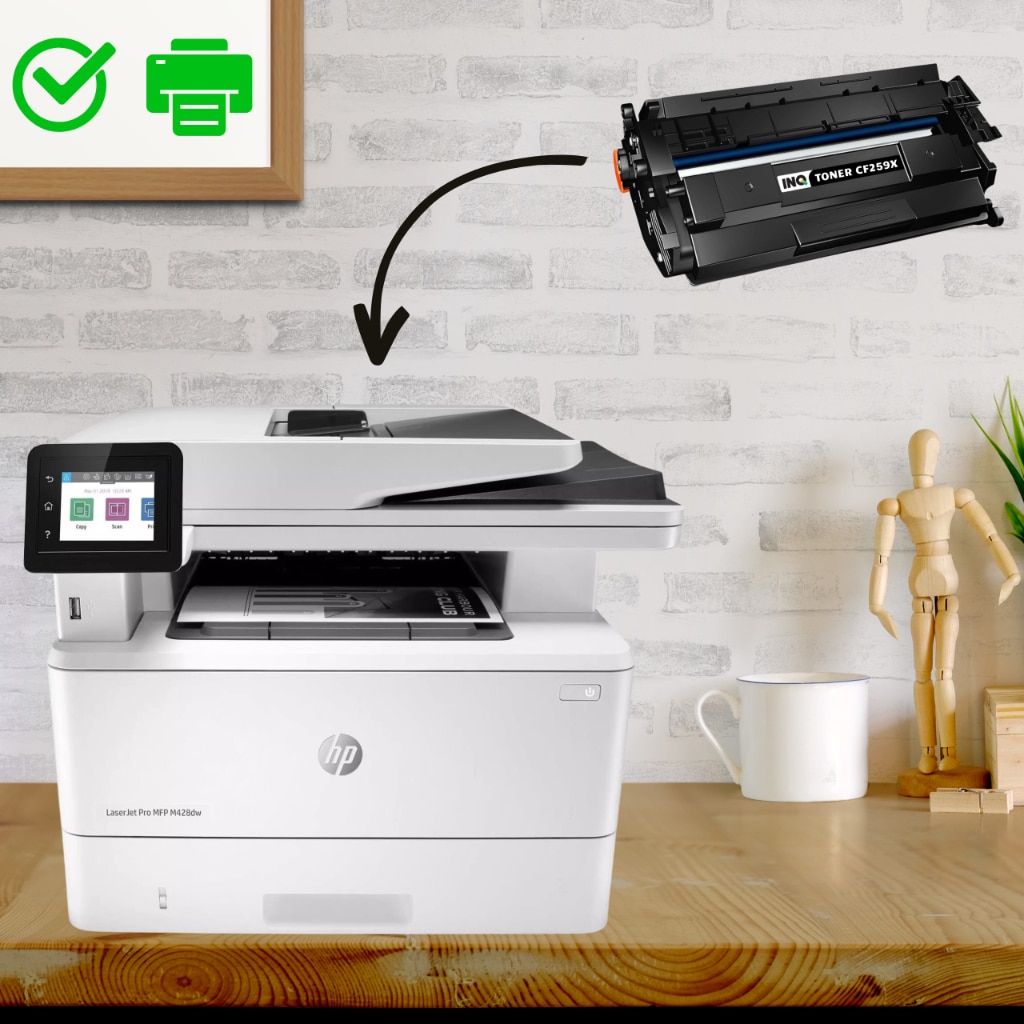 Cartus imprimanta HP CF259X 59X negru, 10 000 pagini, Fara cip ...