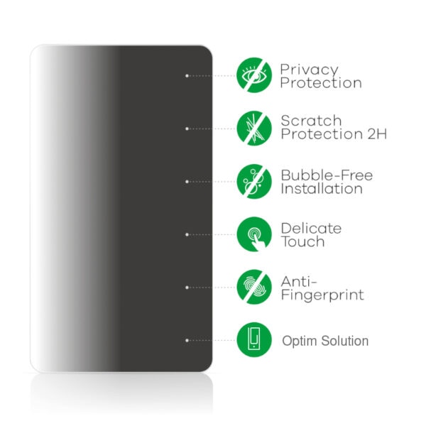 Portrait PRIVACY Tablet Foil (Поверително отляво-дясно) за Medion ...