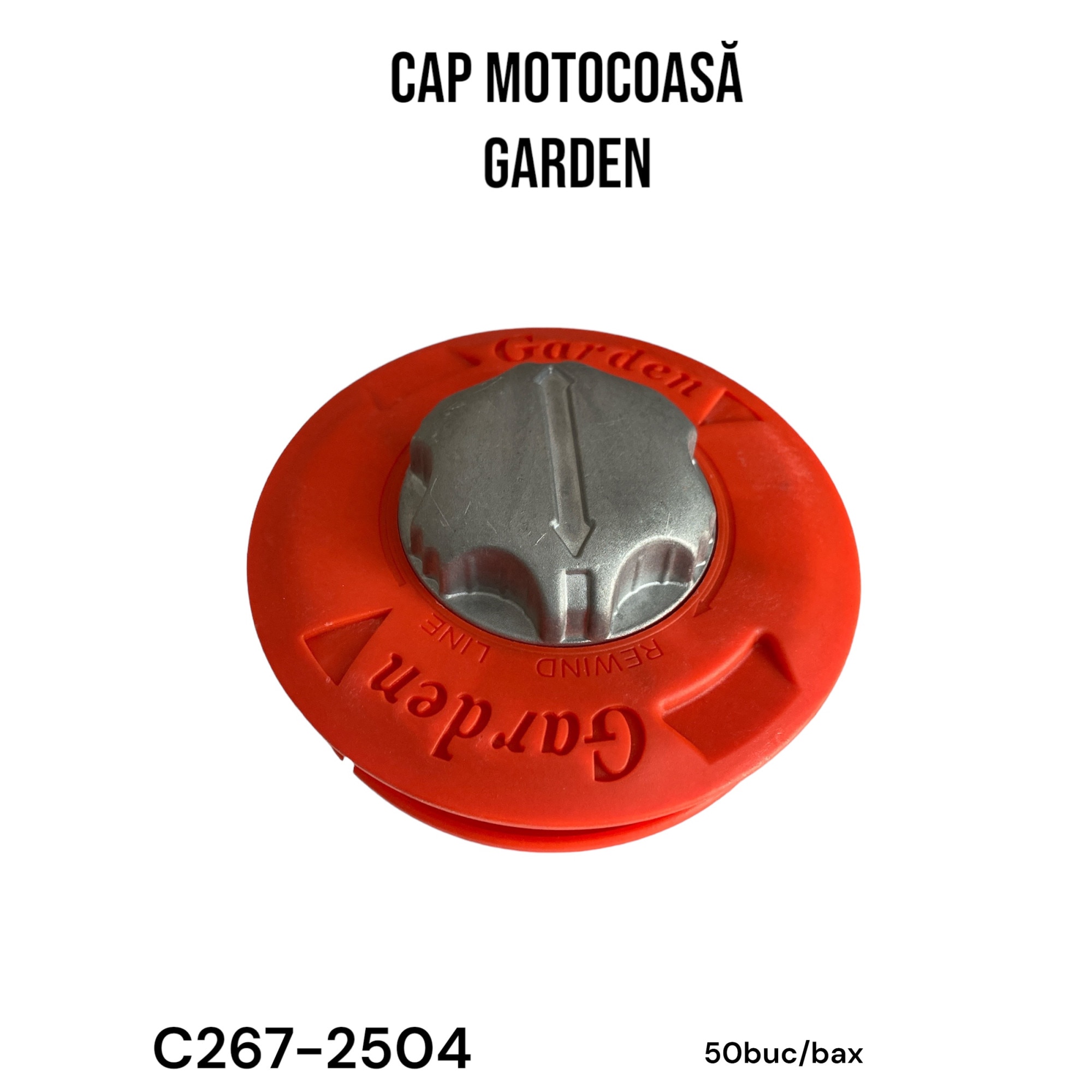 Cap trimmer garden pentru motocoasa, buton aluminiu, AVI-2504 - eMAG.ro