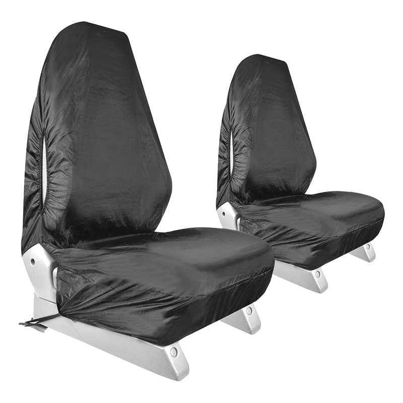 Set 2 huse din nylon impermeabil pentru protectia scaunelor auto ...