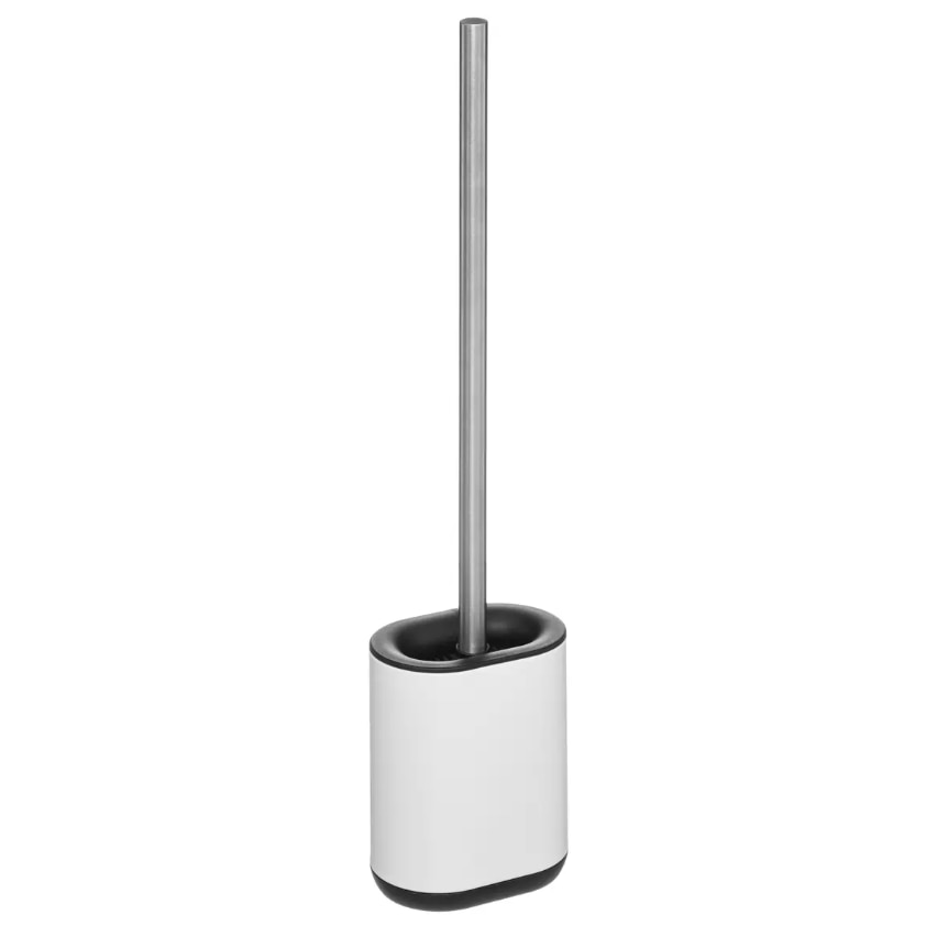 Perie WC Siliflex White, inox, 11 x 53 cm - eMAG.ro
