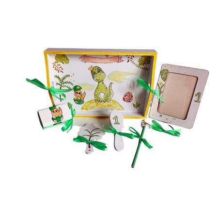 Set pentru Mot/Turta pentru baieti/fetite, Personalizat, 6 Piese ...