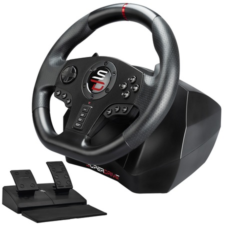 Volan gaming, Subsonic, SV 850, rotire 270°, 28cm, cu pedale, pentru ...