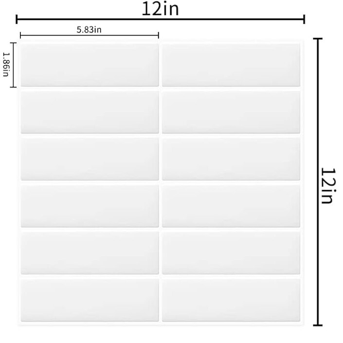 Placi de Faianta Autoadezive, DEWOO, Design 3D, din PVC cu lipici ...