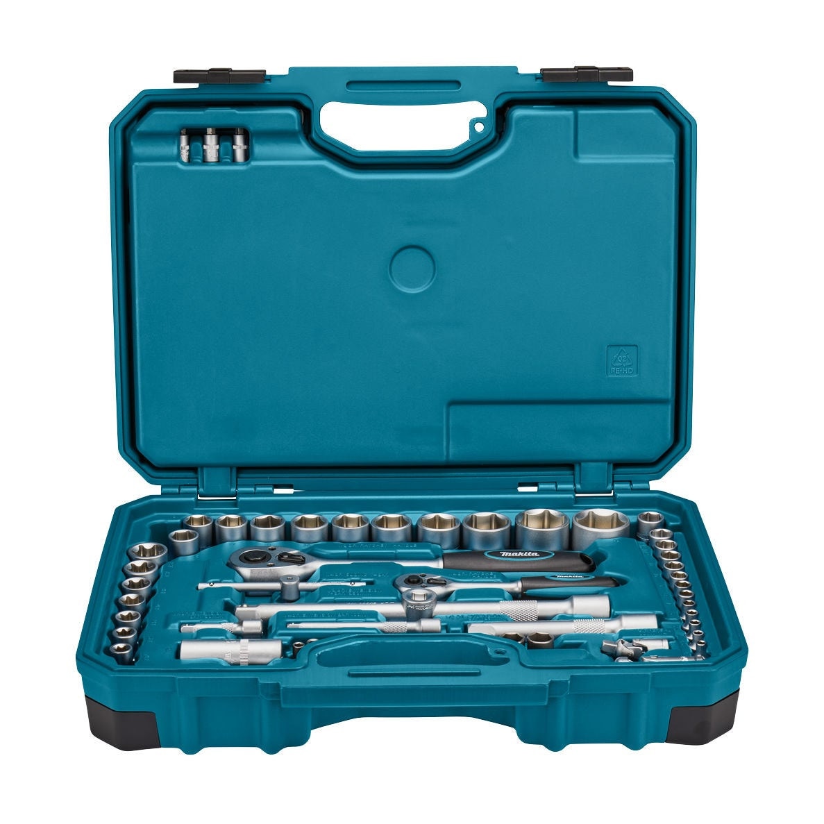 Set 221 scule, cu valiza din plastic, Makita E-10883 - eMAG.ro