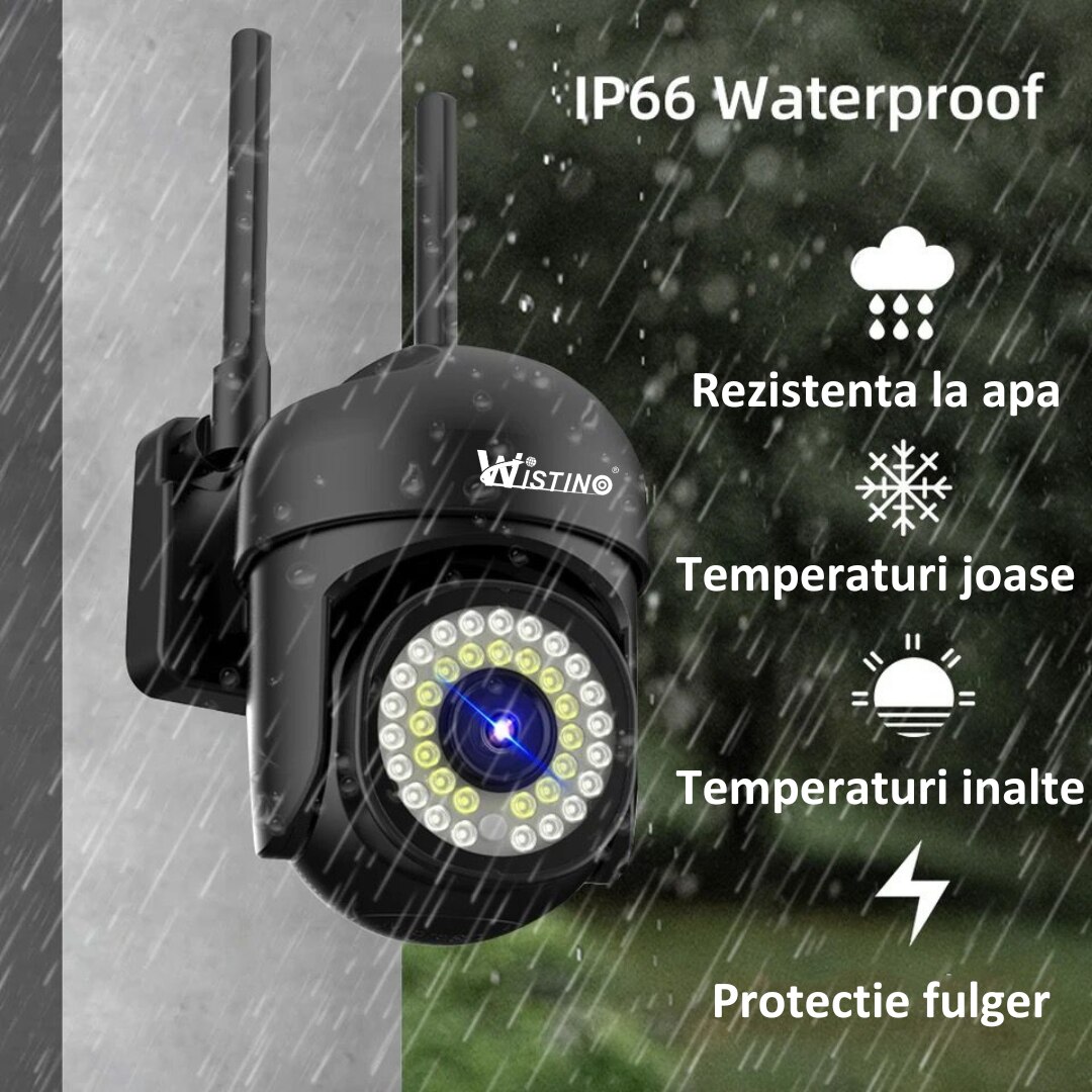 Camera de supraveghere 4G Cartela SIM 5MP, Control din aplicatie ...