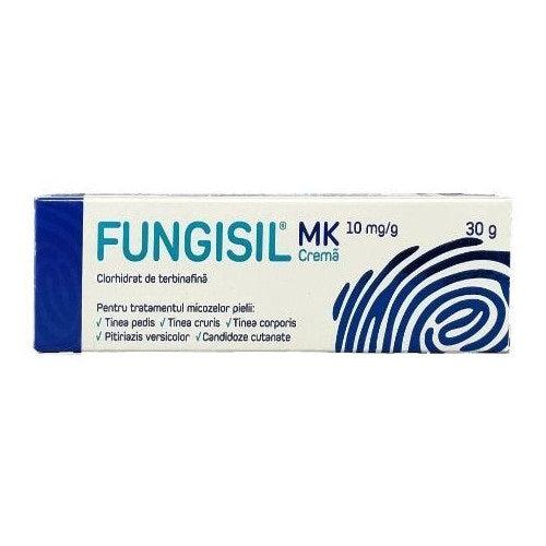 Crema Fungisil MK, pentru infectii fungice ale pielii, 30 g, Fiterman ...