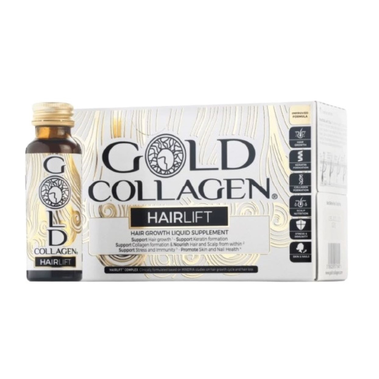 Colagen lichid marin hidrolizat cu keratina si biotina pentru cresterea ...