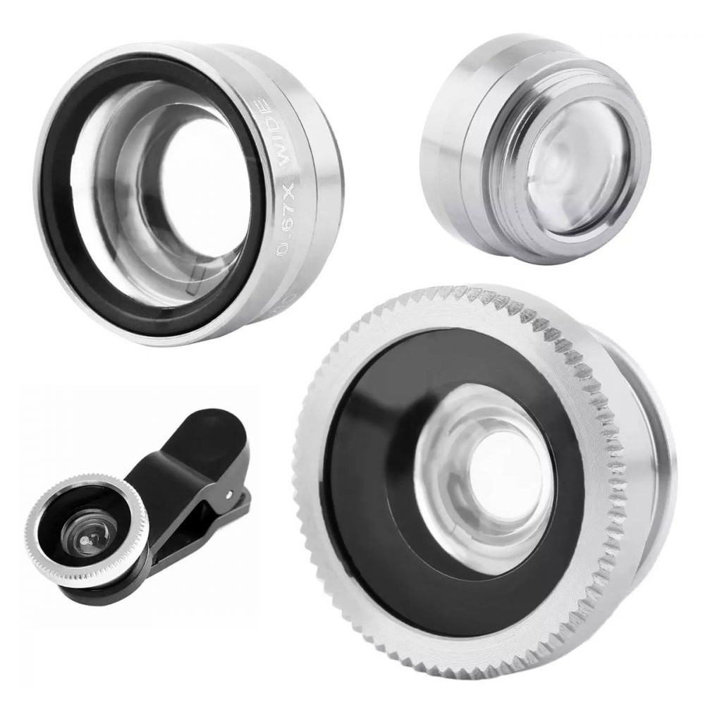 Set lentile pentru telefoane/tablete, Zola®, cu camera incorporata, 3 ...