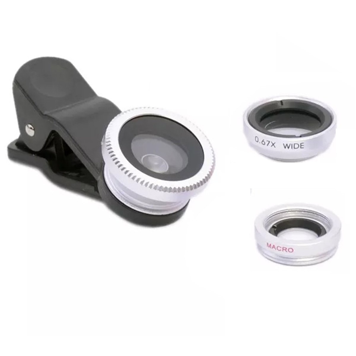 Set lentile pentru telefoane/tablete, Zola®, cu camera incorporata, 3 ...