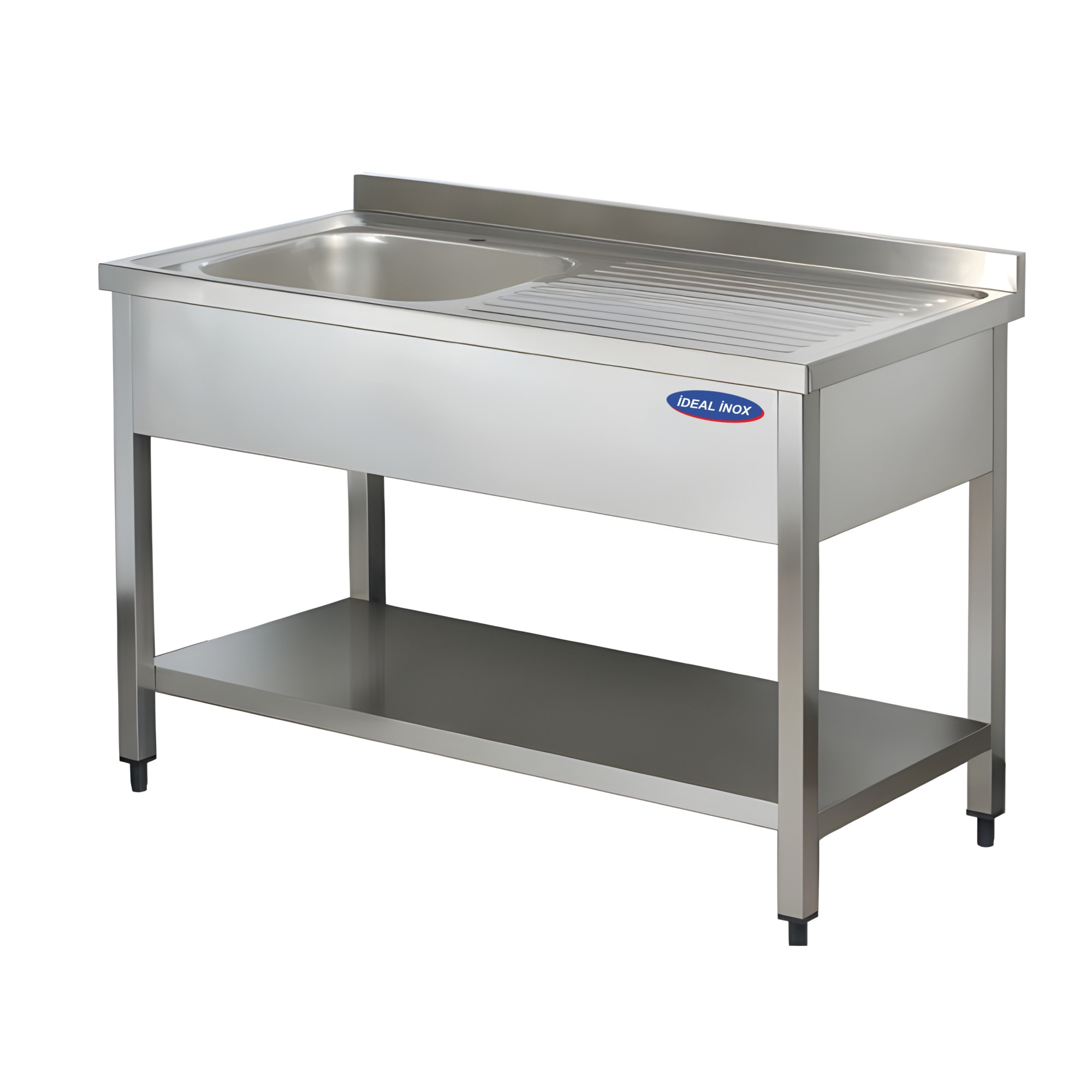 Spalator inox 1 cuva pe stanga 500x500x300 polita si picurator Ideal ...