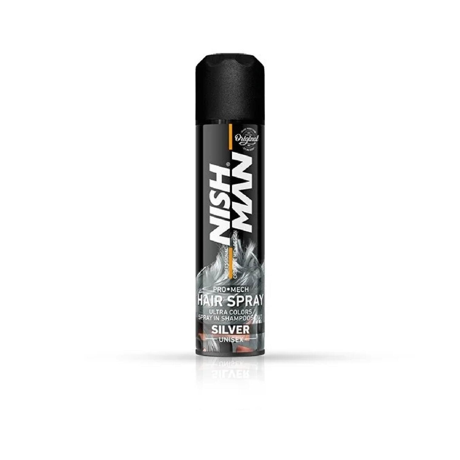 Spray de par colorat argintiu, NishMan Ultra Colors Silver, 150ml - eMAG.ro