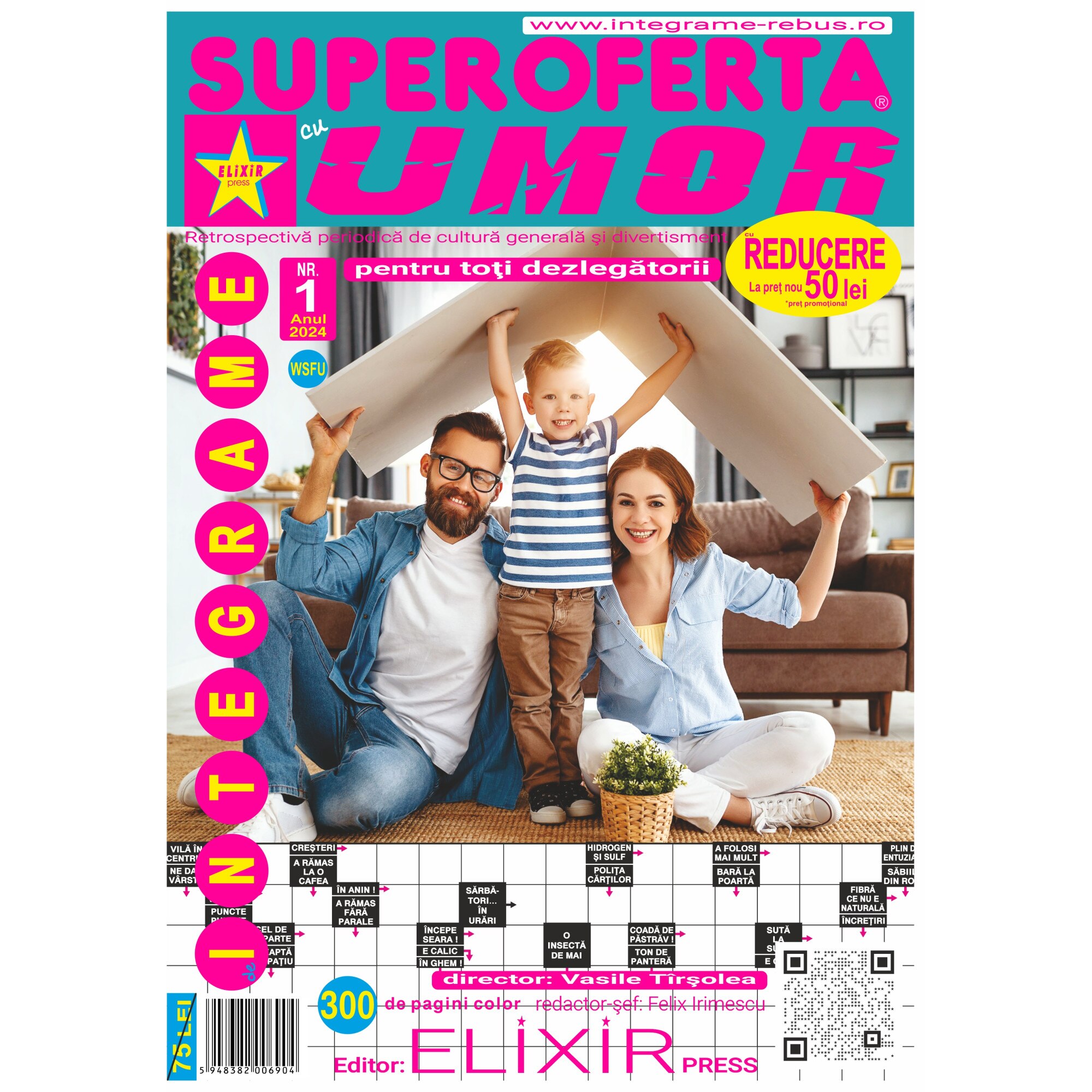 Integrame, Elixir Press, Superoferta de integrame cu umor nr. 1, 300 ...