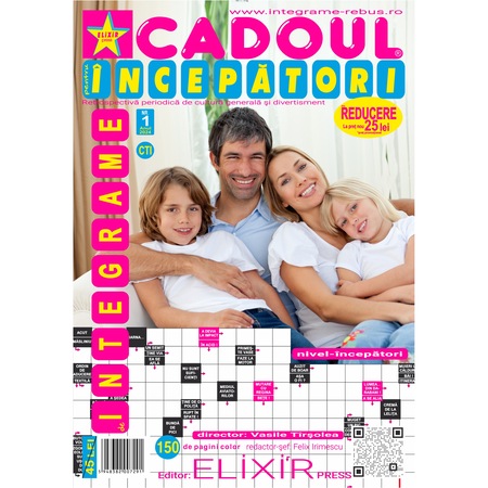 Integrame, Elixir Press, Cadoul cu integrame pentru incepatori nr. 1 ...