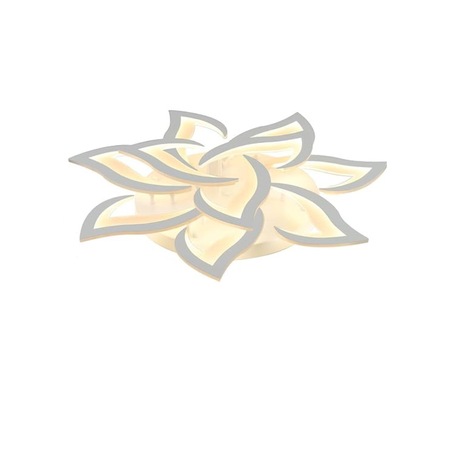 Lustra de tavan LED, Sky Angle, model floare, reglabila, reglaj cu 10 ...