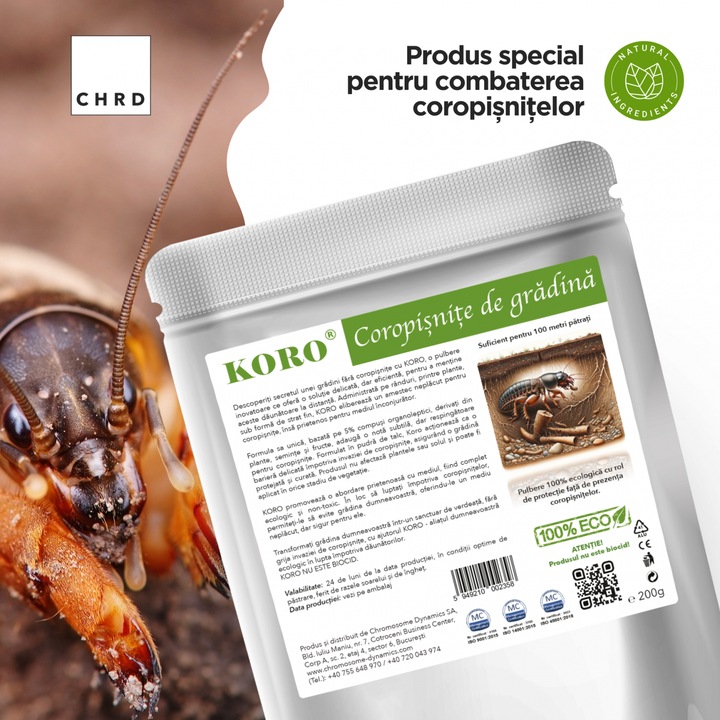 Pulbere 100% ecologica cu rol de protectie fata de prezenta ...