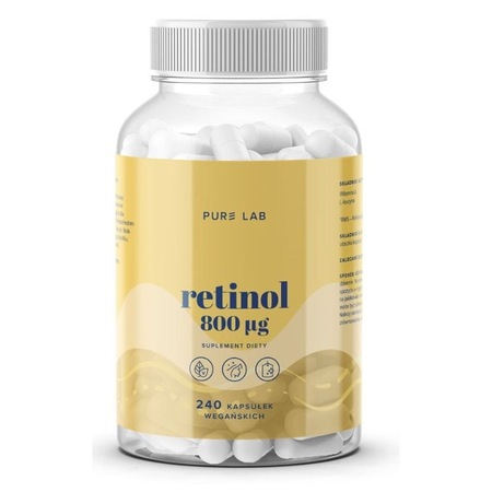 Supliment alimentar Pure Lab Retinol, Vitamina A 800 mcg, 240 capsule ...