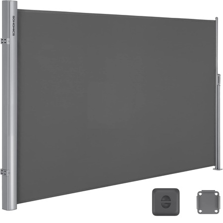 Paravan lateral pentru intimitate SONGMICS, extensibil, sistem fixare ...