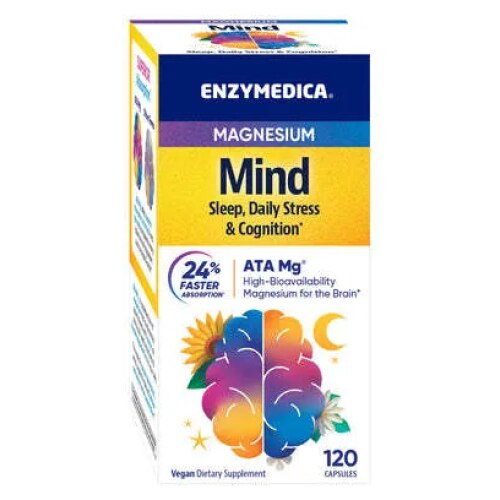 Supliment alimentar Enzymedica Magnesium Mind, suport cognitiv si somn ...