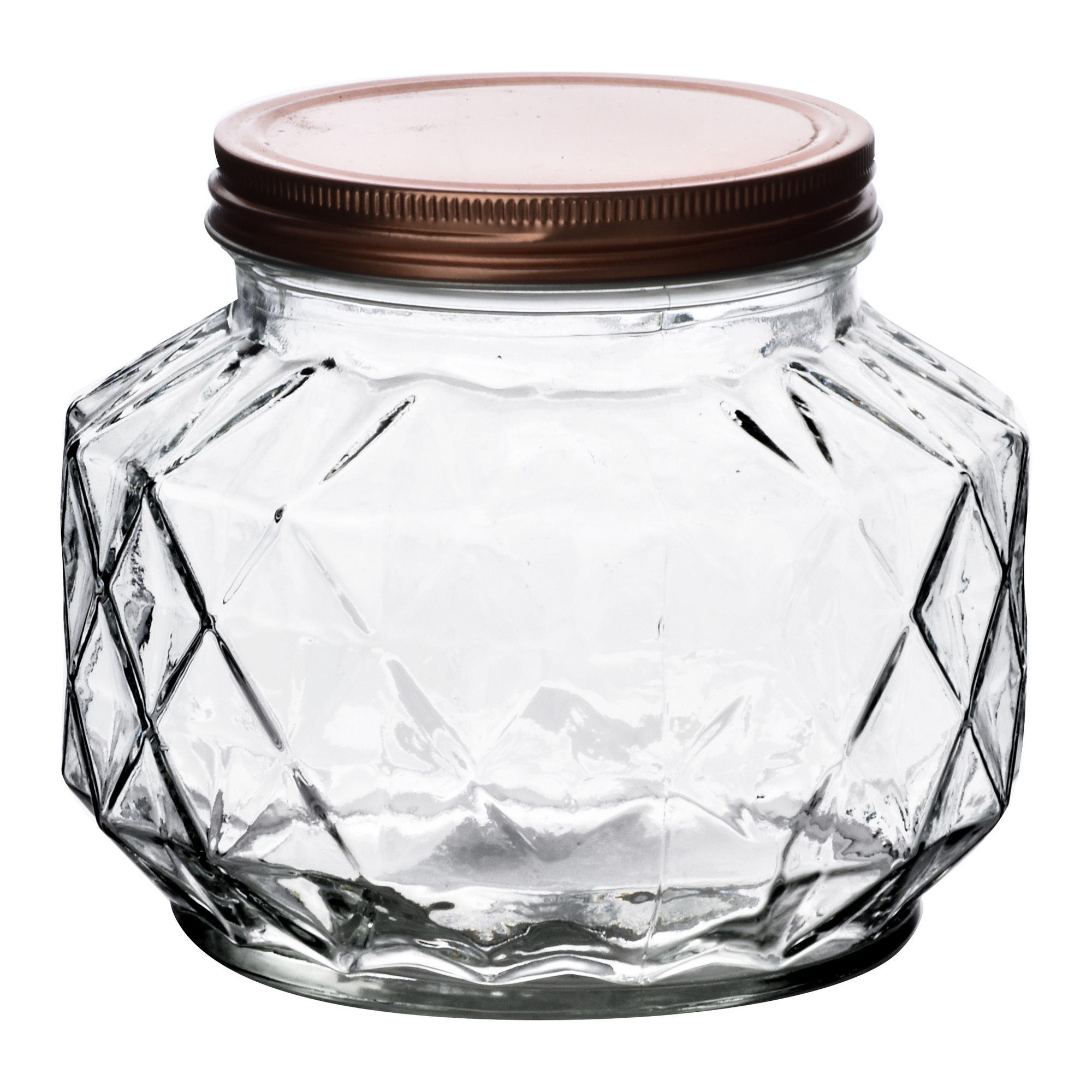 Borcan, Allesken, Sticla, 1.4 l, 11 x 16 x 14 cm, Transparent/Maro ...