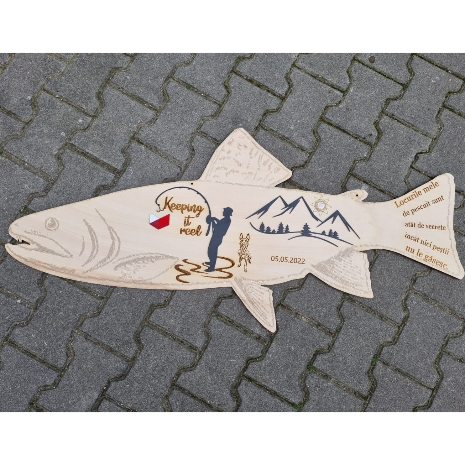 Panou pestisor penyru hobby, lemn, 120 cm, ArtemisGift - eMAG.ro