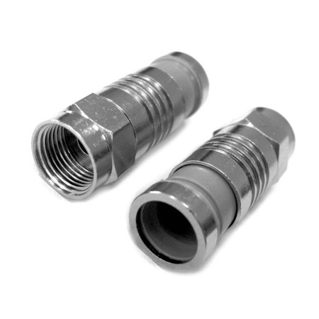 Mufa F compresiune pentru cablu TV, cu garnitura cauciuc, filet interior - eMAG.ro