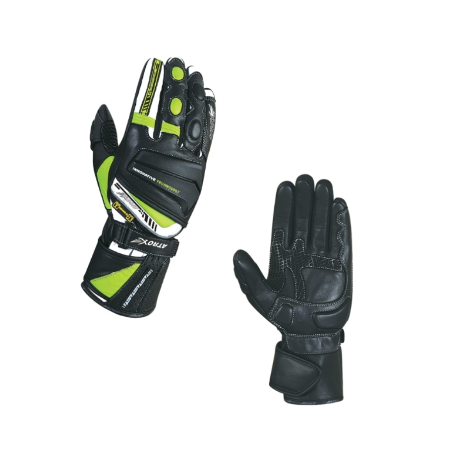 Manusi Moto Racing Vara cu TouchScreen din Piele, Mar. M, aprobate ...