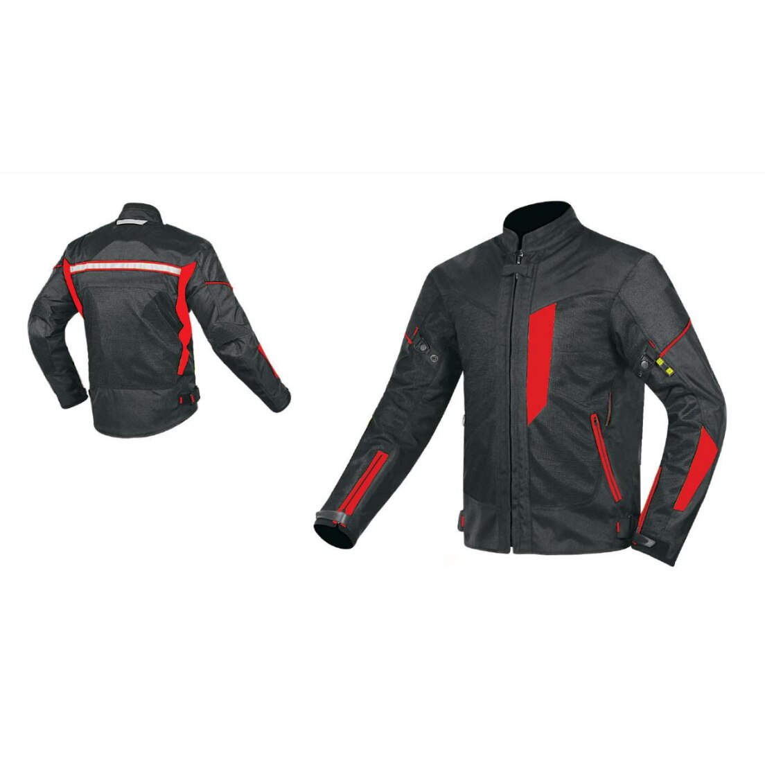 Geaca de Vara Moto Rosu I, Mar. L, aprobata conform normelor CE ...