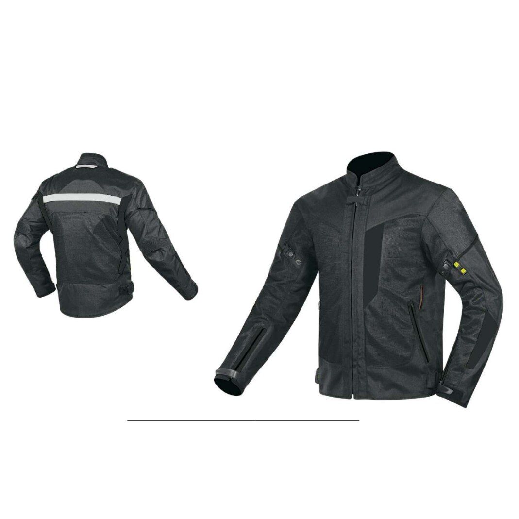 Geaca de Vara Moto Neagra III, Mar. XL, aprobata conform normelor CE ...