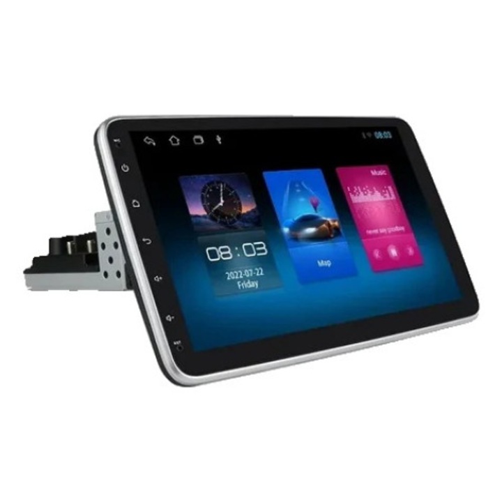 Sistem multiplayer GPS auto, Wireless, Cu Bluetooth, Android 12, Negru ...