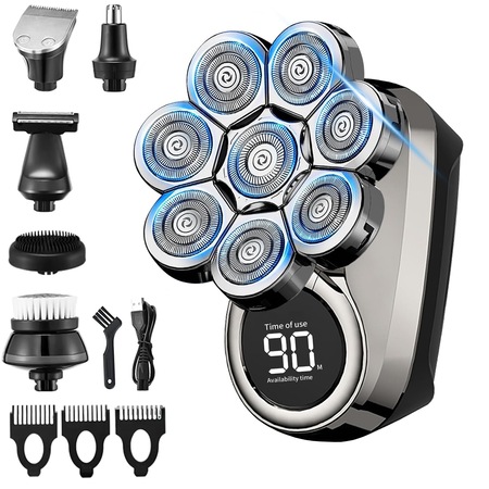 Aparate de Ras Electrice, BYONDSELF®, 6 in 1, Capete 8D Pivotante si ...