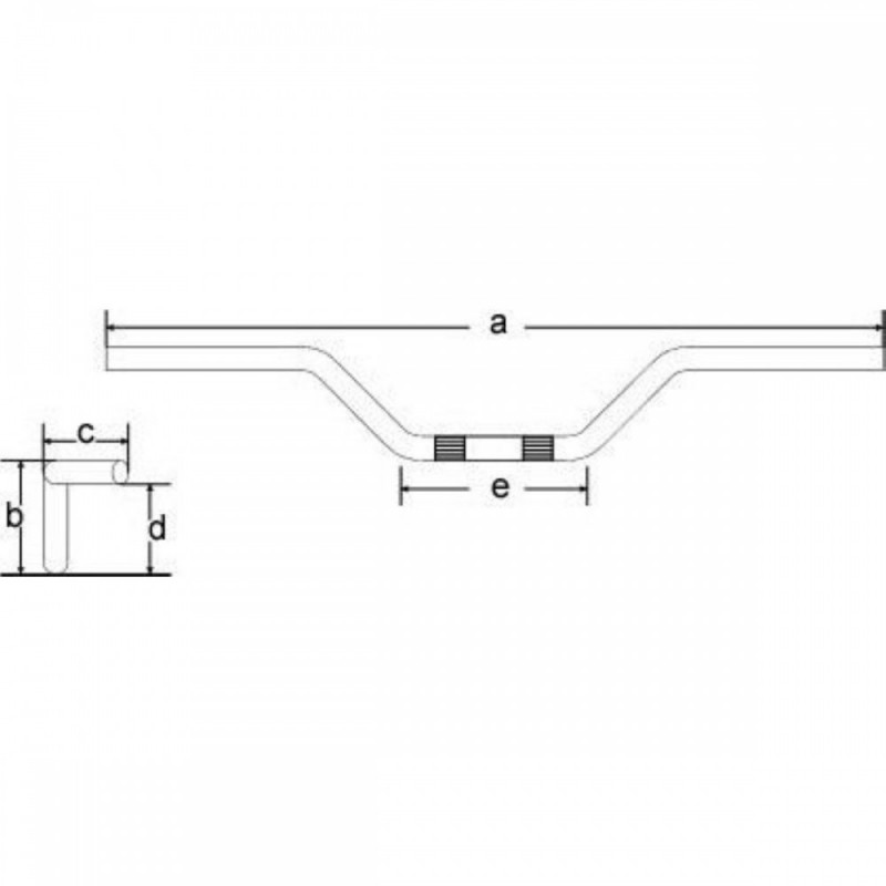 Ghidon Moto TRW Aluminiu Superbike 750 X 22 Auriu MCL100G - eMAG.ro