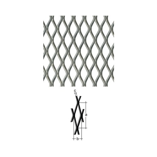 Tabla Perforata Expandata Metalica Alberts 600x1000 Mm, Perforatii In Romb - eMAG.ro