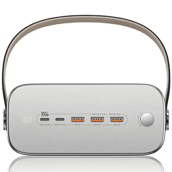 Powerbank USAMS 80000 mAh 130W 2 x USB-C + 3 x USB-A cu QC3.0+PD cu ...