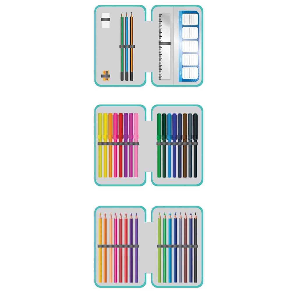 Penar S-cool, echipat, 3 fermoare, 39 piese, Dream-Big - eMAG.ro