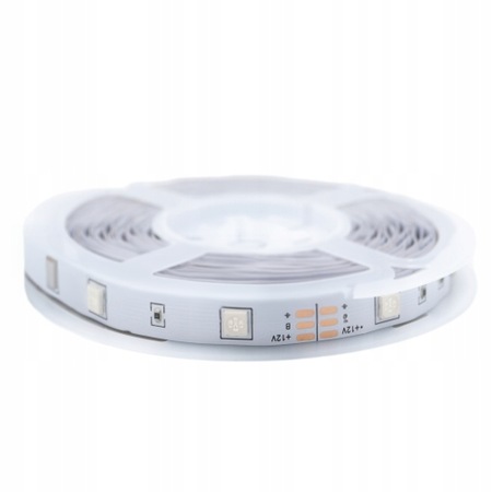 Banda LED, RGB, 5050, Multicolora, Reglabila, Rezistenta IP20, 30 LED ...