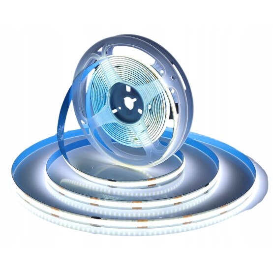 Banda LED Neon COB, 320 LED-uri/m, 24V, 1m, Alb rece 6000K, IP20 ...