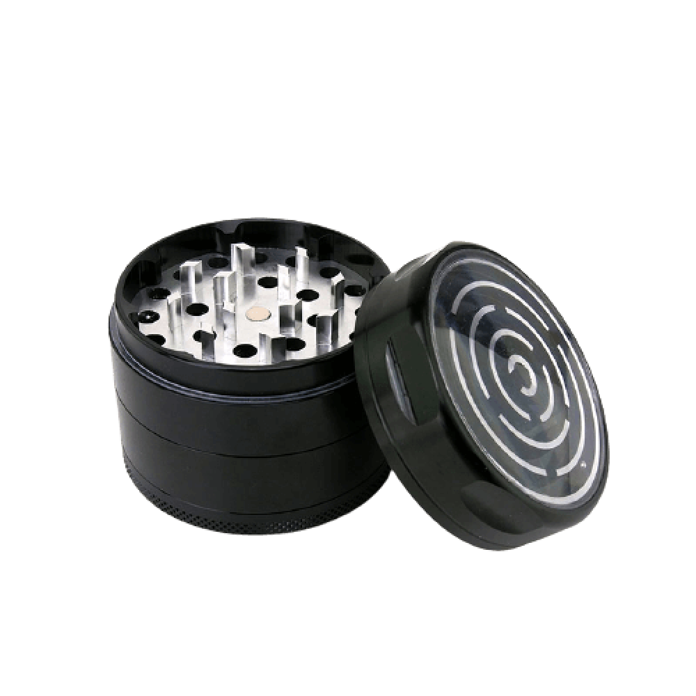 Grinder tutun Maze Skill cu joc Labirint in capac 4 Parti Ø63mm - eMAG.ro