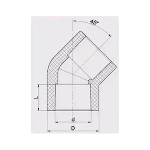 Cot PPR 45 grade, 50 mm - eMAG.ro