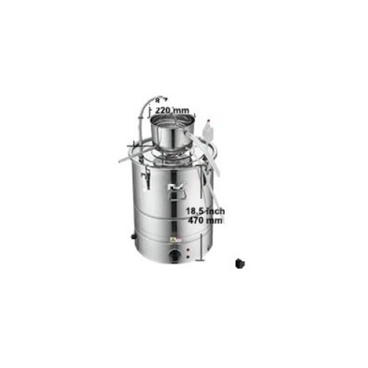Set distilare alcool, vevor, capacitate 30L, inox alimentar, 1800W ...